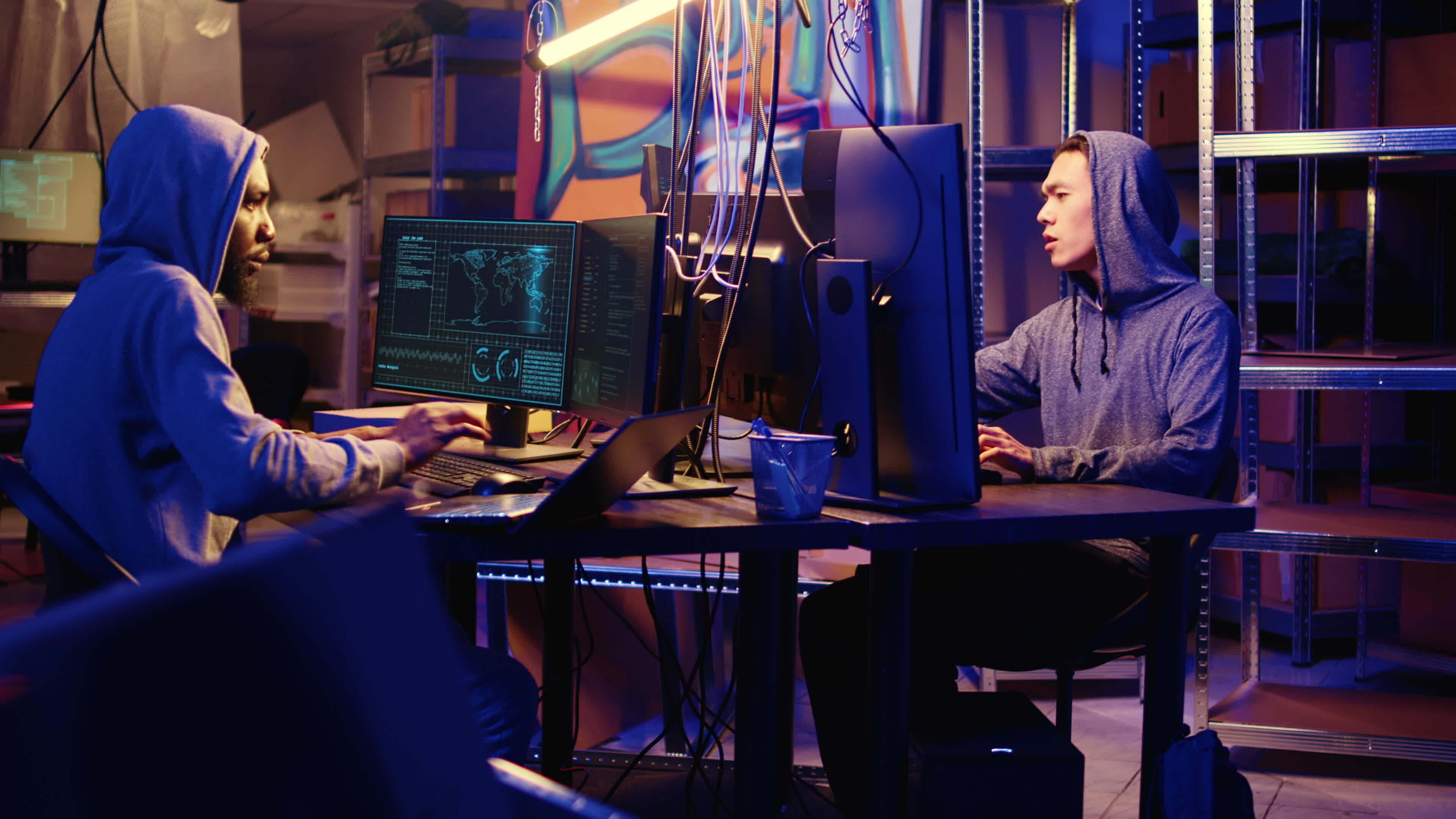 Hackers Brainstorming Ways To Go Undetectable By Antivirus Software Installed On Systems And