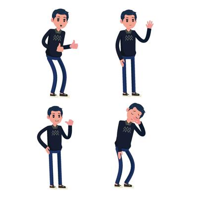 2d Character Animation Vector Art, Icons, and Graphics for Free Download
