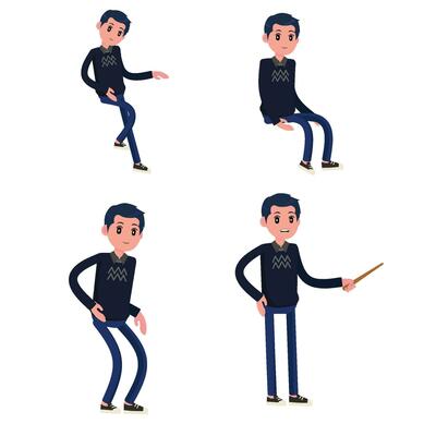 2d Character Animation Vector Art, Icons, and Graphics for Free Download