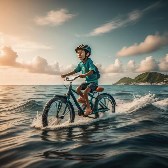 Boy Riding Bicycle Stock Photos, Images and Backgrounds for Free Download