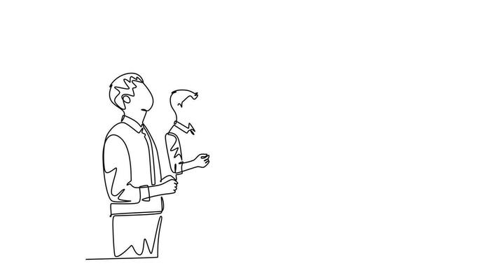 Line Drawing Animation Stock Video Footage for Free Download