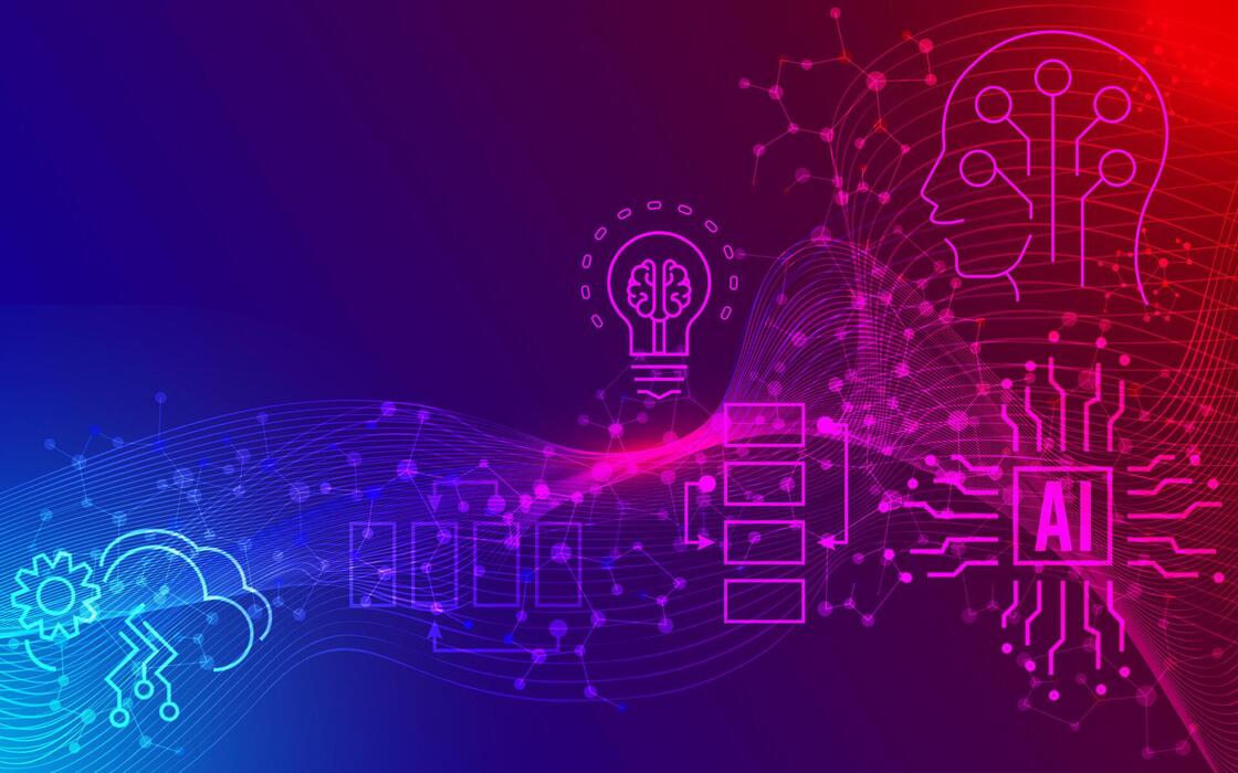 Machine Learning Background Vector Art, Icons, and Graphics for Free ...