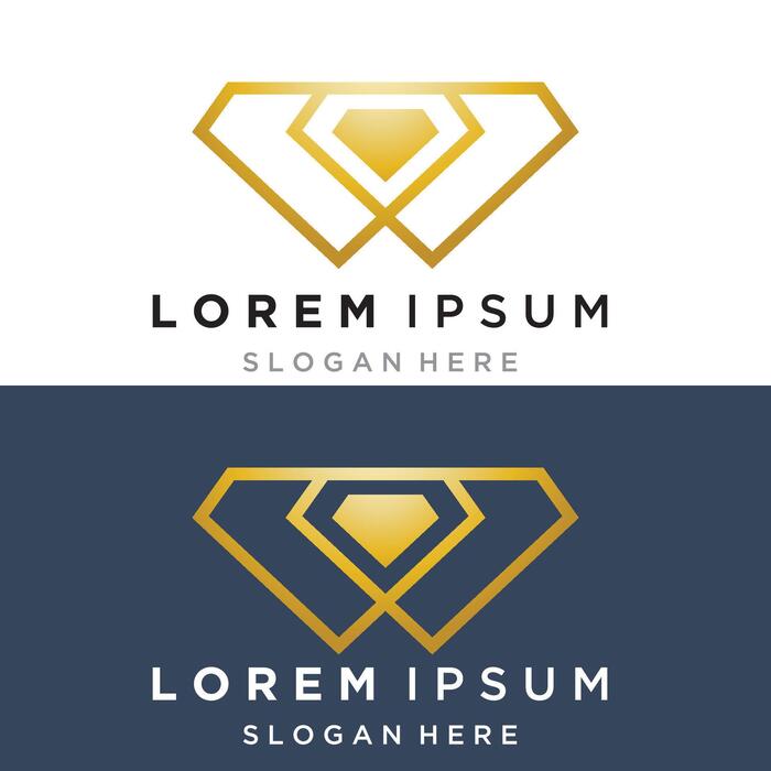 Luxury Diamond Logo Vector Art, Icons, and Graphics for Free Download