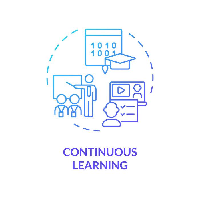 Continuous Learning Vector Art, Icons, and Graphics for Free Download