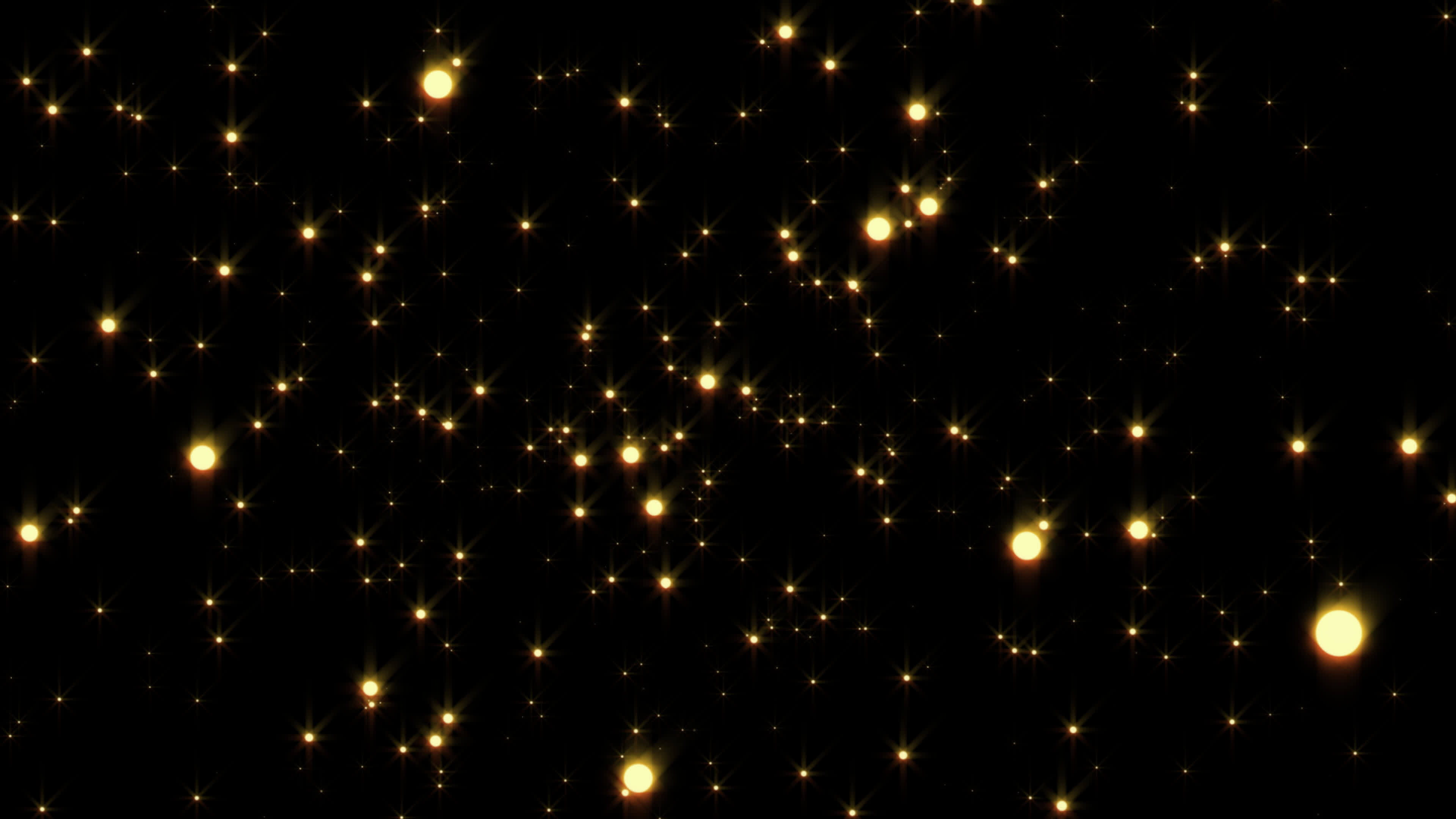 Abstract gold glitter and particle animation shining gold particles With Bokeh 35179296 Stock ...