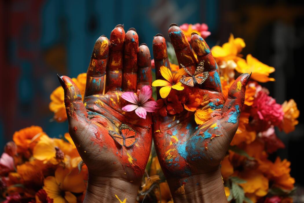 Painted Hand Stock Photos, Images and Backgrounds for Free Download