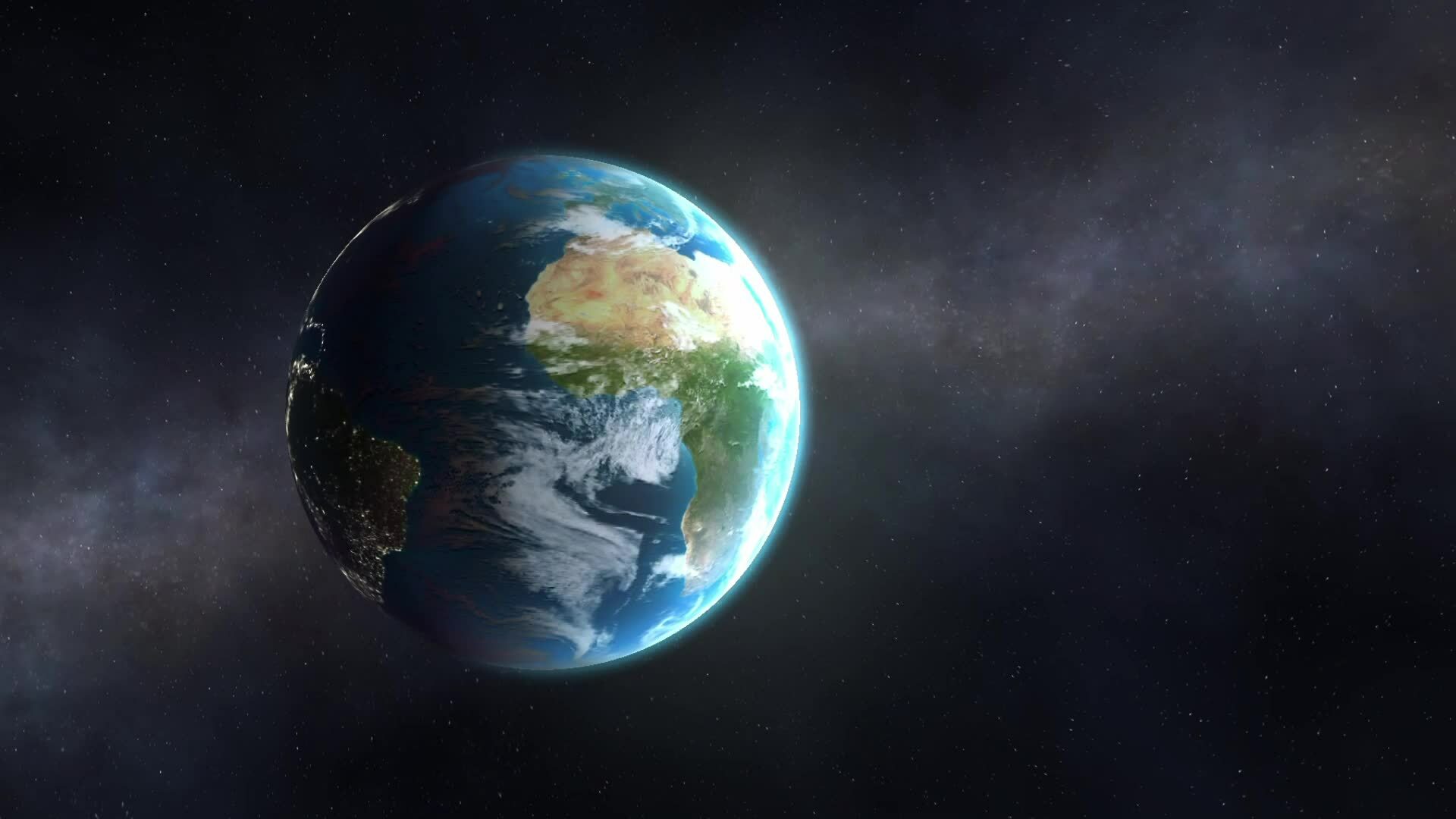 Earth rotating orbit day night timelapse loop 3d animation space background video 35180750 Stock ...