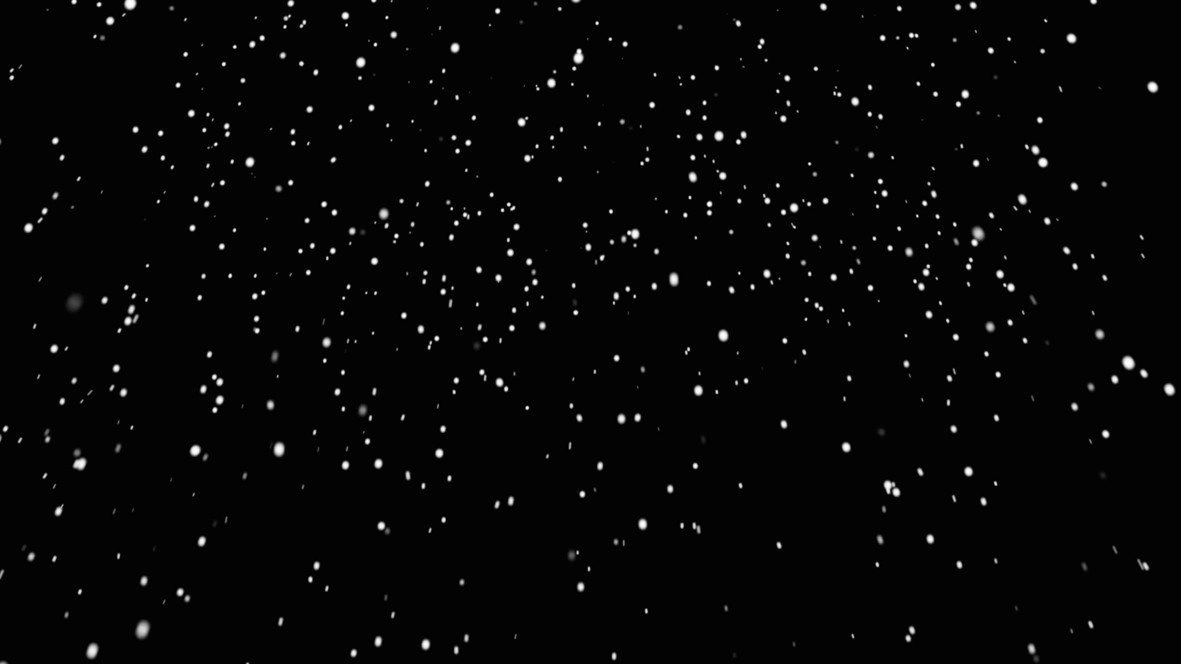 Snow flakes overlay Winter, slowly falling snow effect Dust particles seamless loop transparent ...