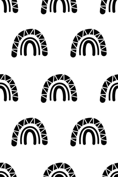 Boho Rainbow Pattern Vector Art, Icons, and Graphics for Free Download