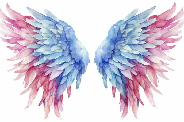 Watercolor Angel Wings Stock Photos, Images and Backgrounds for Free ...