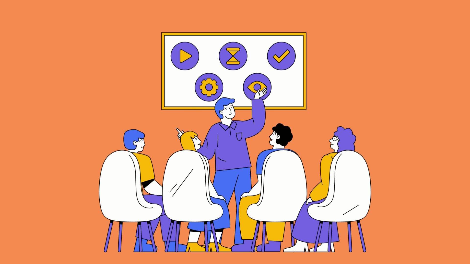 Group Learning Stock Video Footage for Free Download