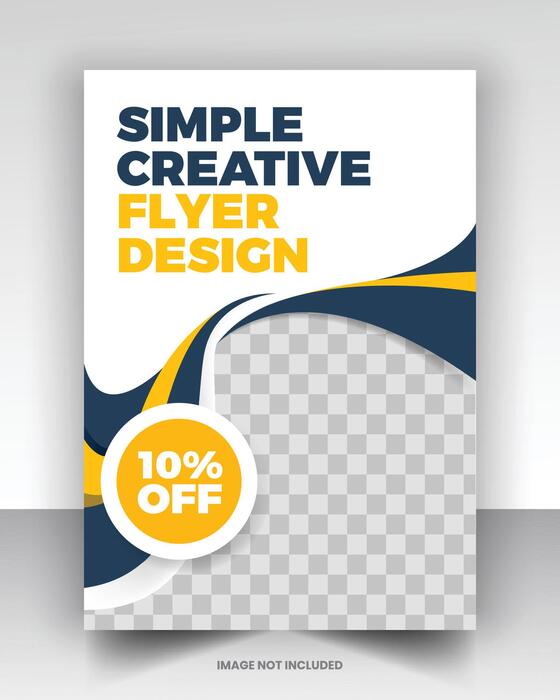 Simple Flyer Vector Art, Icons, and Graphics for Free Download