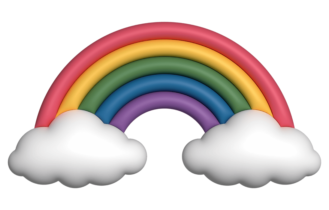 Colorful Rainbow PNGs for Free Download