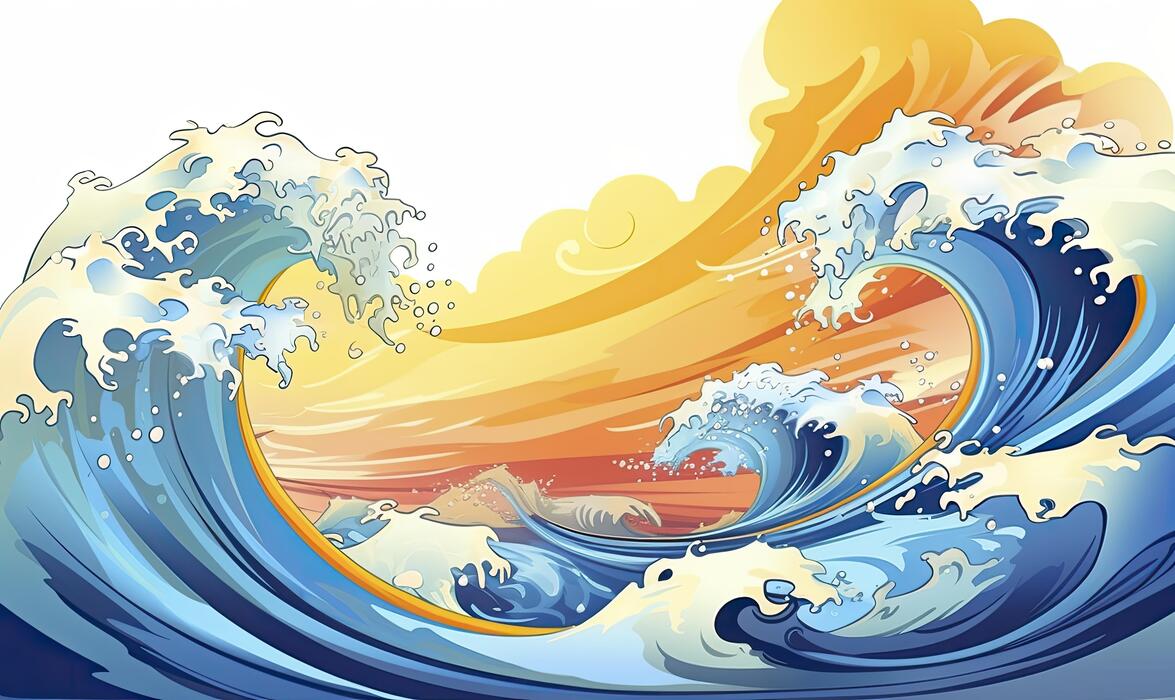 Ocean Waves Cartoon Stock Photos, Images and Backgrounds for Free Download