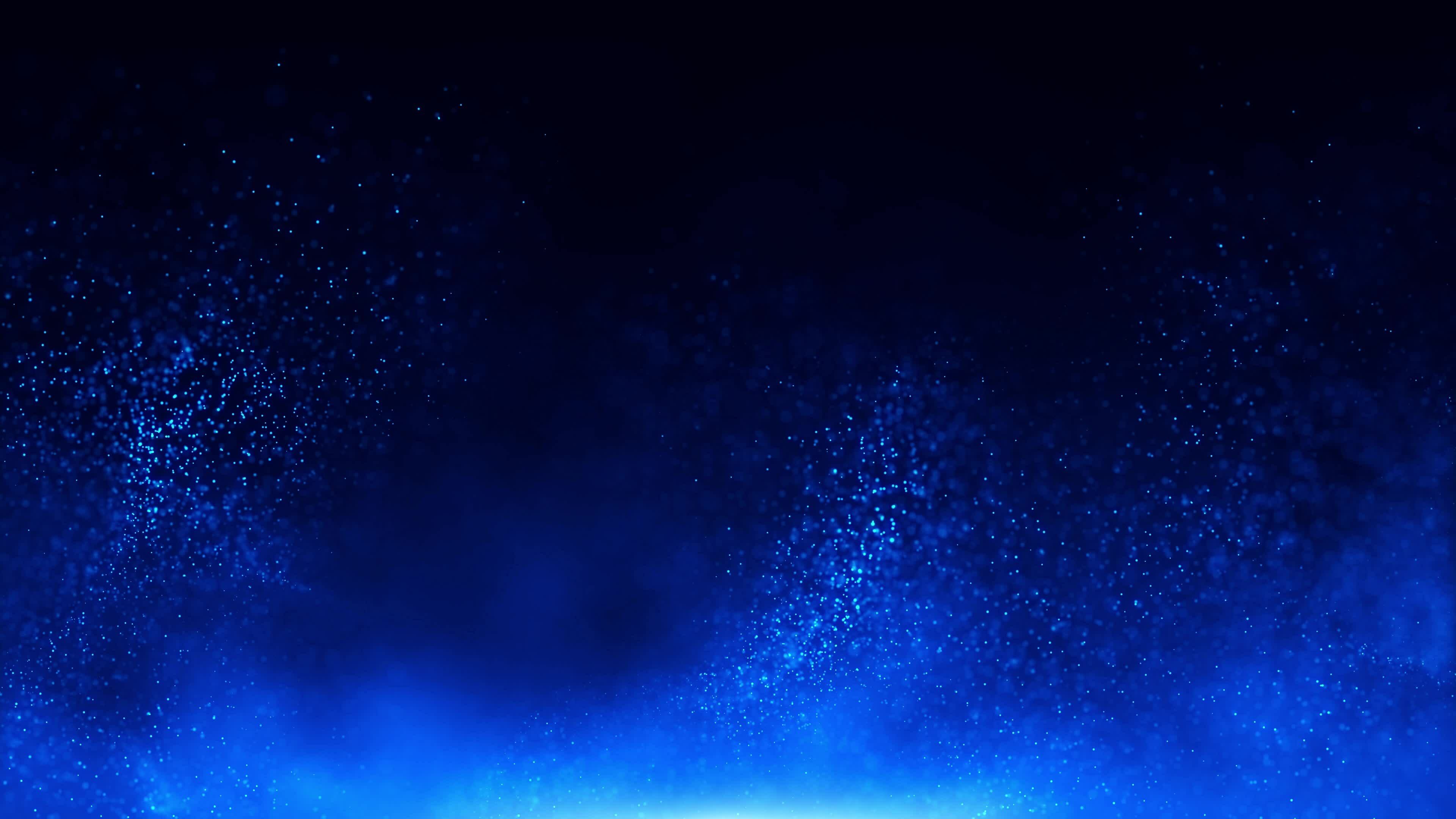 Abstract Particle Background Magic Fluid Animation Of Glowing