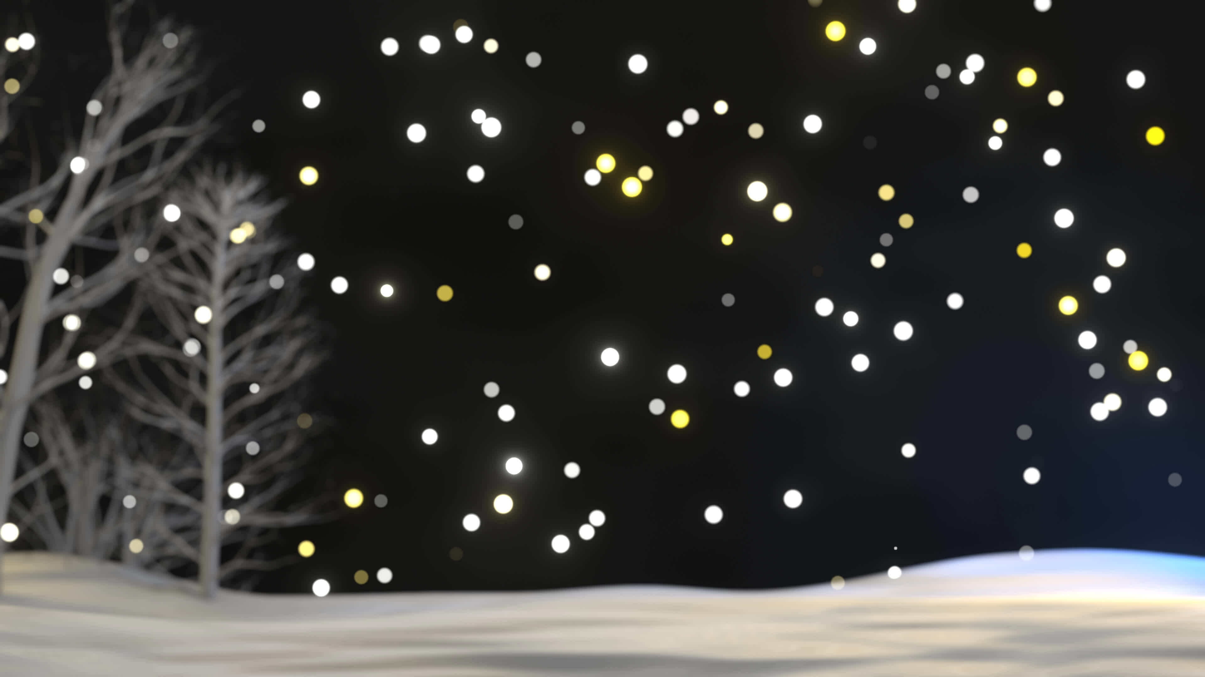 animation of snowfall, snow slowly falling, winter background 35319411 ...