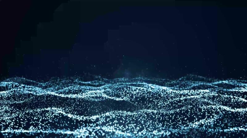 Particle Loop Ocean Stock Video Footage for Free Download