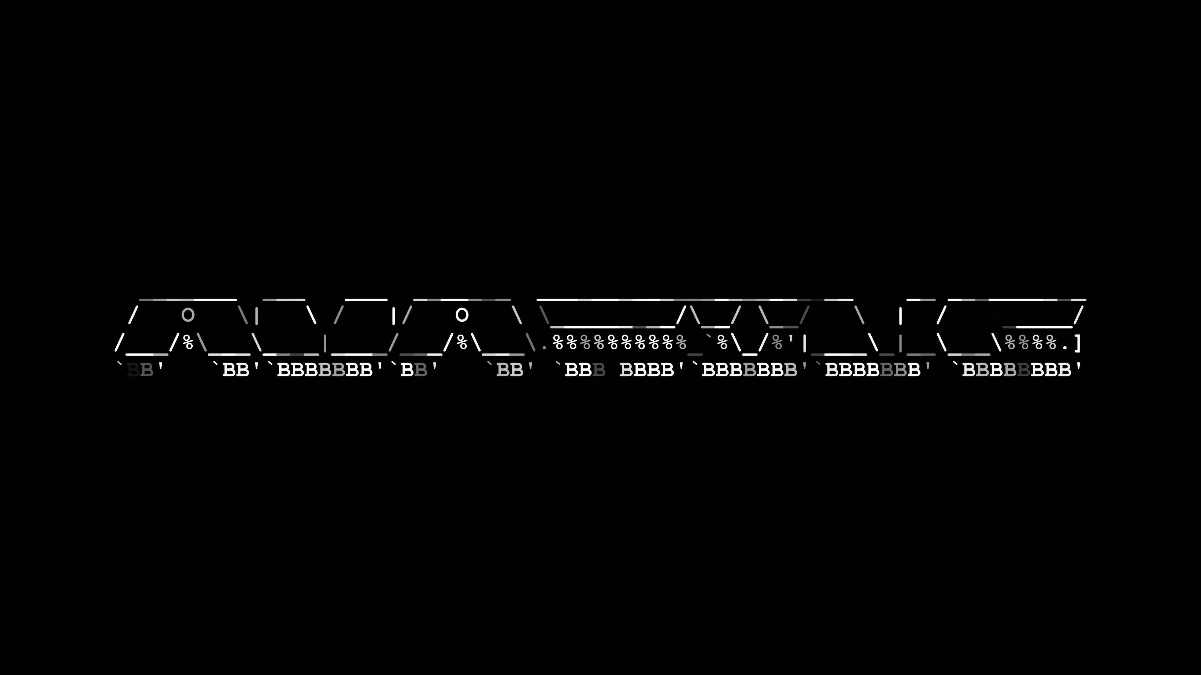 Amazing Ascii Word Animation Loop On Black Background Ascii Code Art Symbols Typewriter In And
