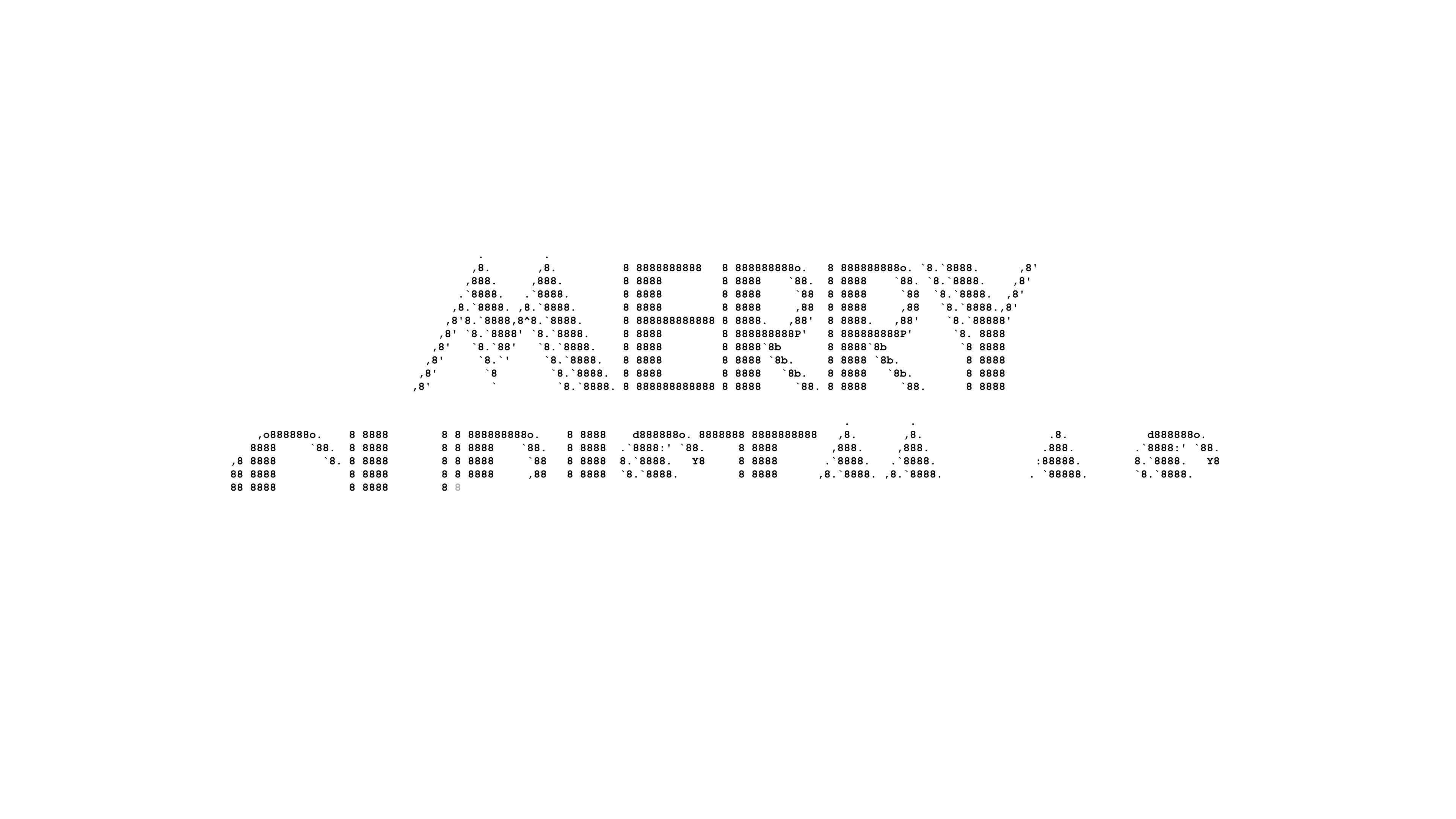 Merry Christmas Ascii Word Animation Loop On Black Background Ascii Code Art Symbols Typewriter