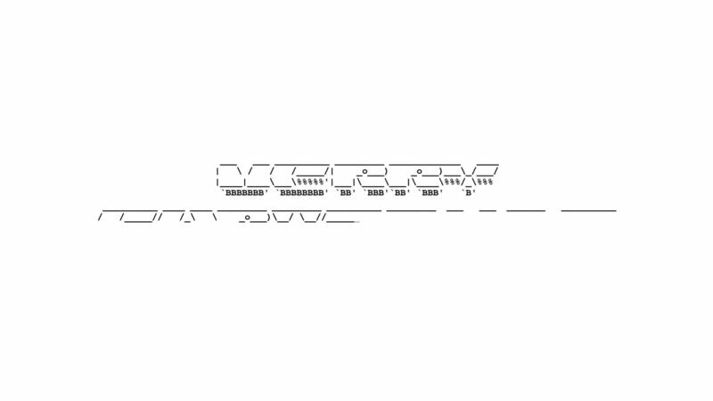 Merry Christmas Ascii Word Animation Loop On Black Background Ascii Code Art Symbols Typewriter
