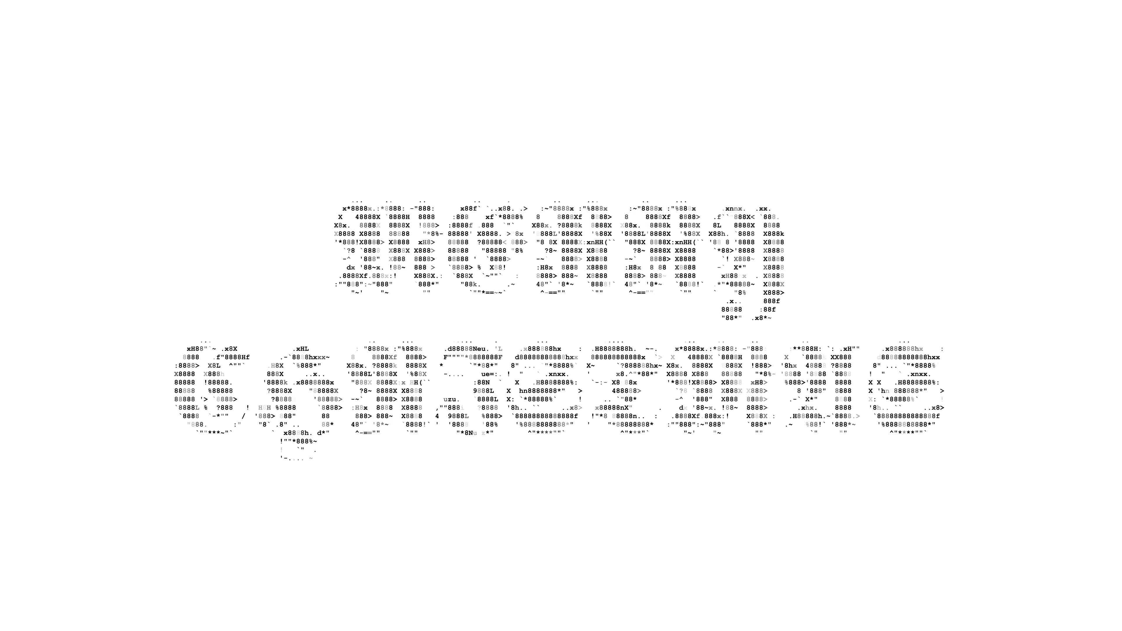 Merry Christmas Ascii Word Animation Loop On Black Background Ascii Code Art Symbols Typewriter