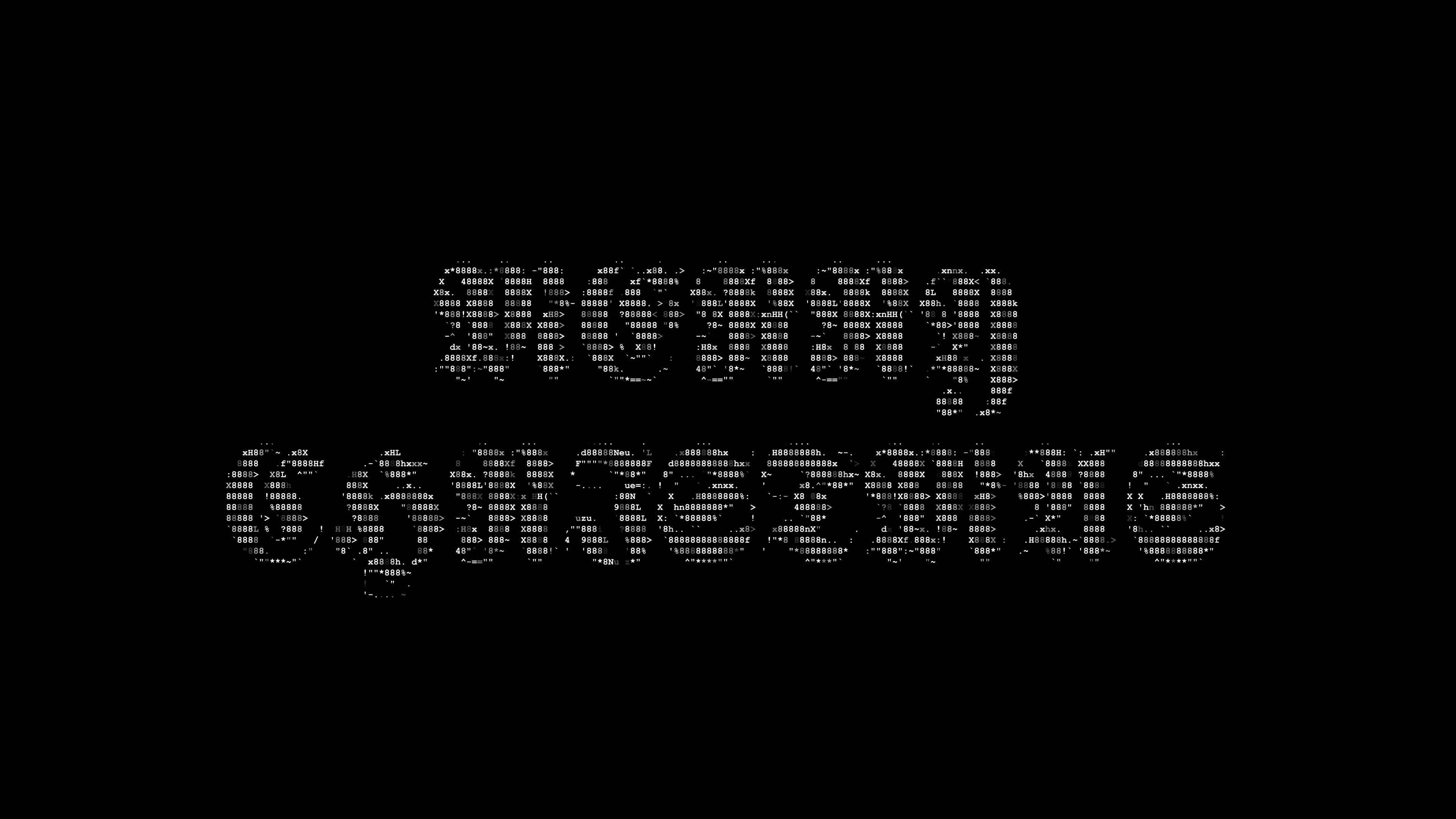 Merry Christmas Ascii Word Animation Loop On Black Background Ascii Code Art Symbols Typewriter