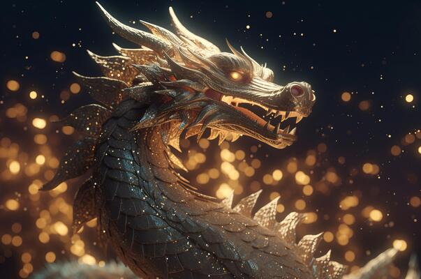 Golden Dragon Stock Photos, Images and Backgrounds for Free Download