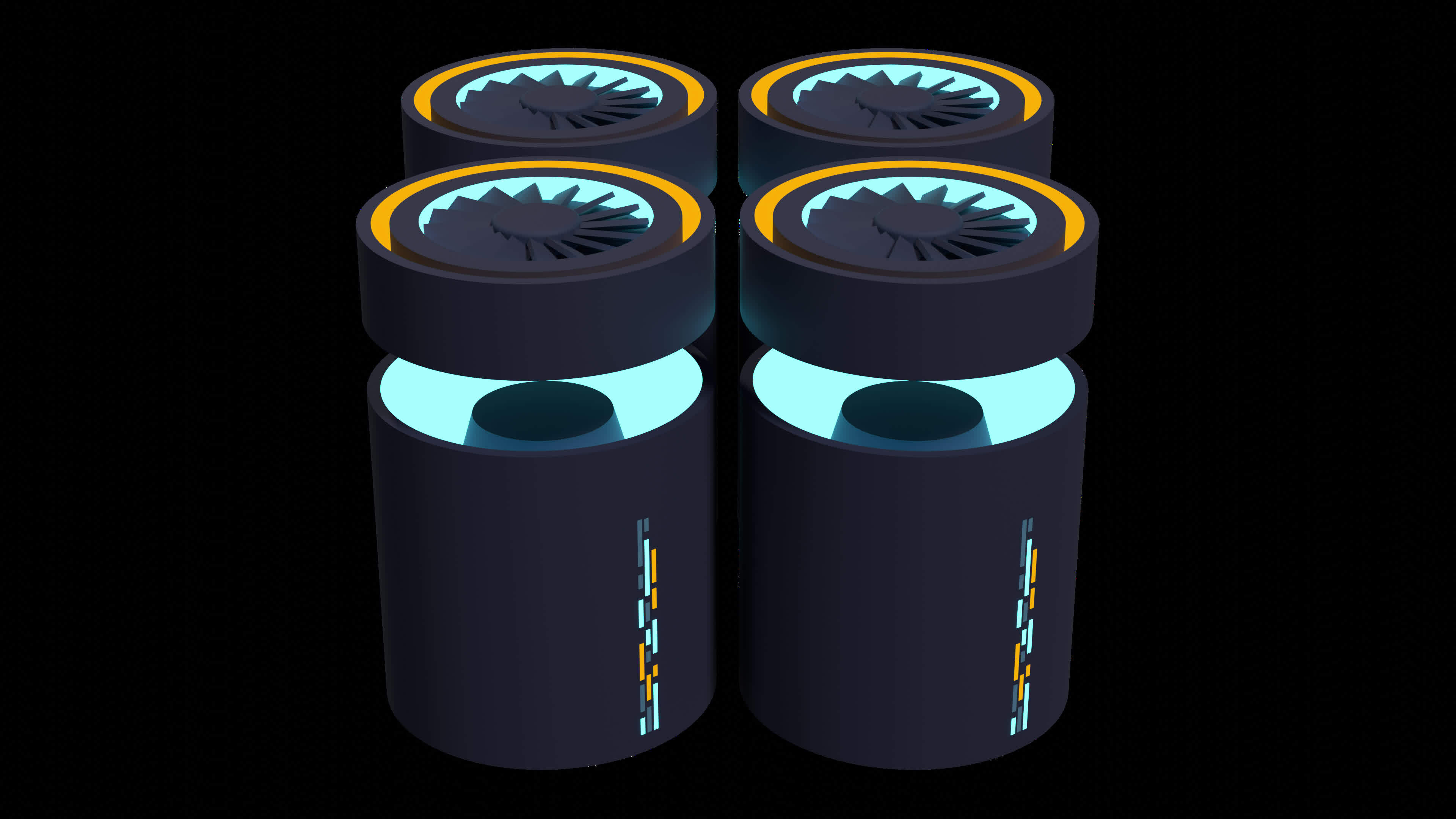 3d Cloud Database Animation Cloud Computing And File Cloud Storage Modern Technology