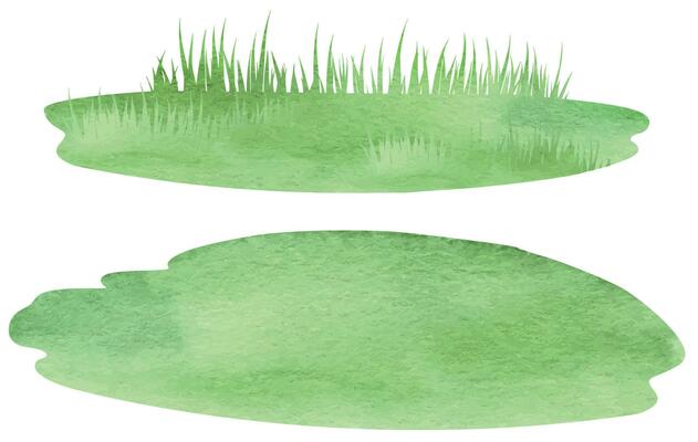 Watercolor Grass Vector Art Icons And Graphics For Free Download