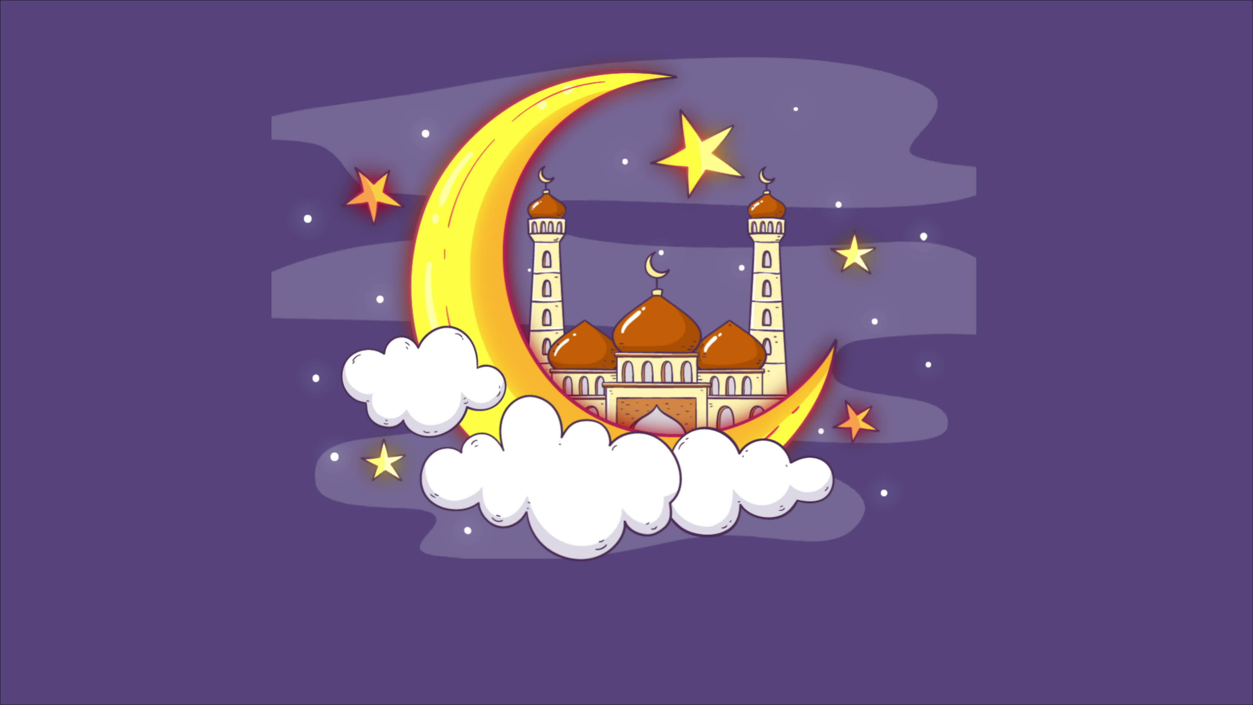 Ramadan Kareem Background Animation 35443291 Stock Video at Vecteezy