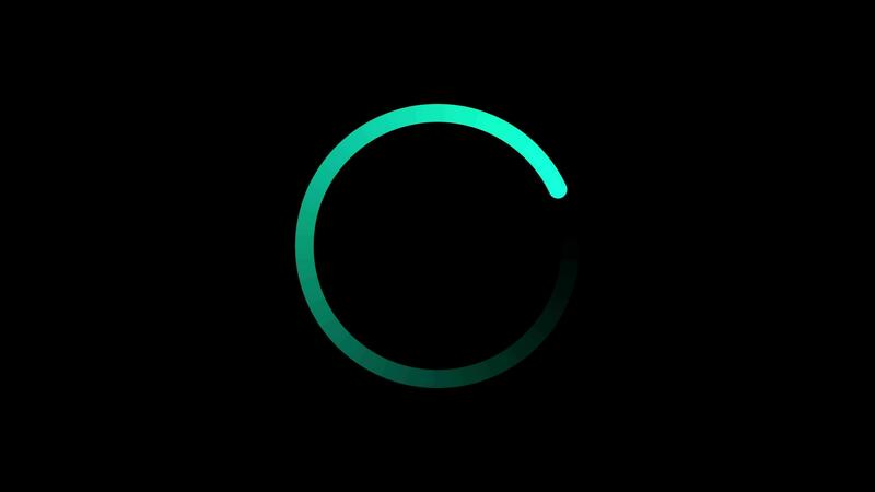 Fading blue circle loading icon loop out animation with black background 35488180 Stock Video at ...
