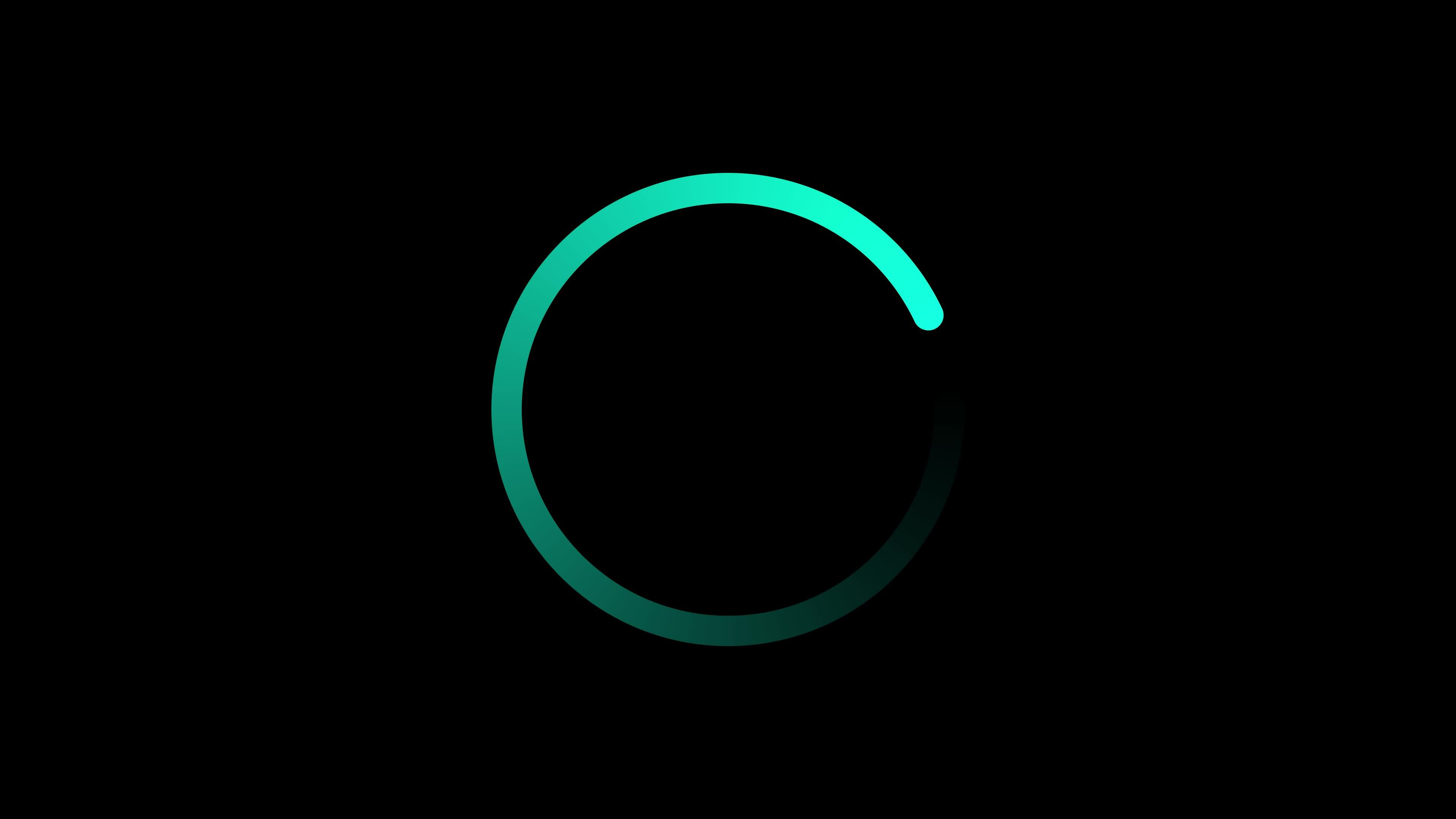 Fading blue circle loading icon loop out animation with black background 35488180 Stock Video at ...