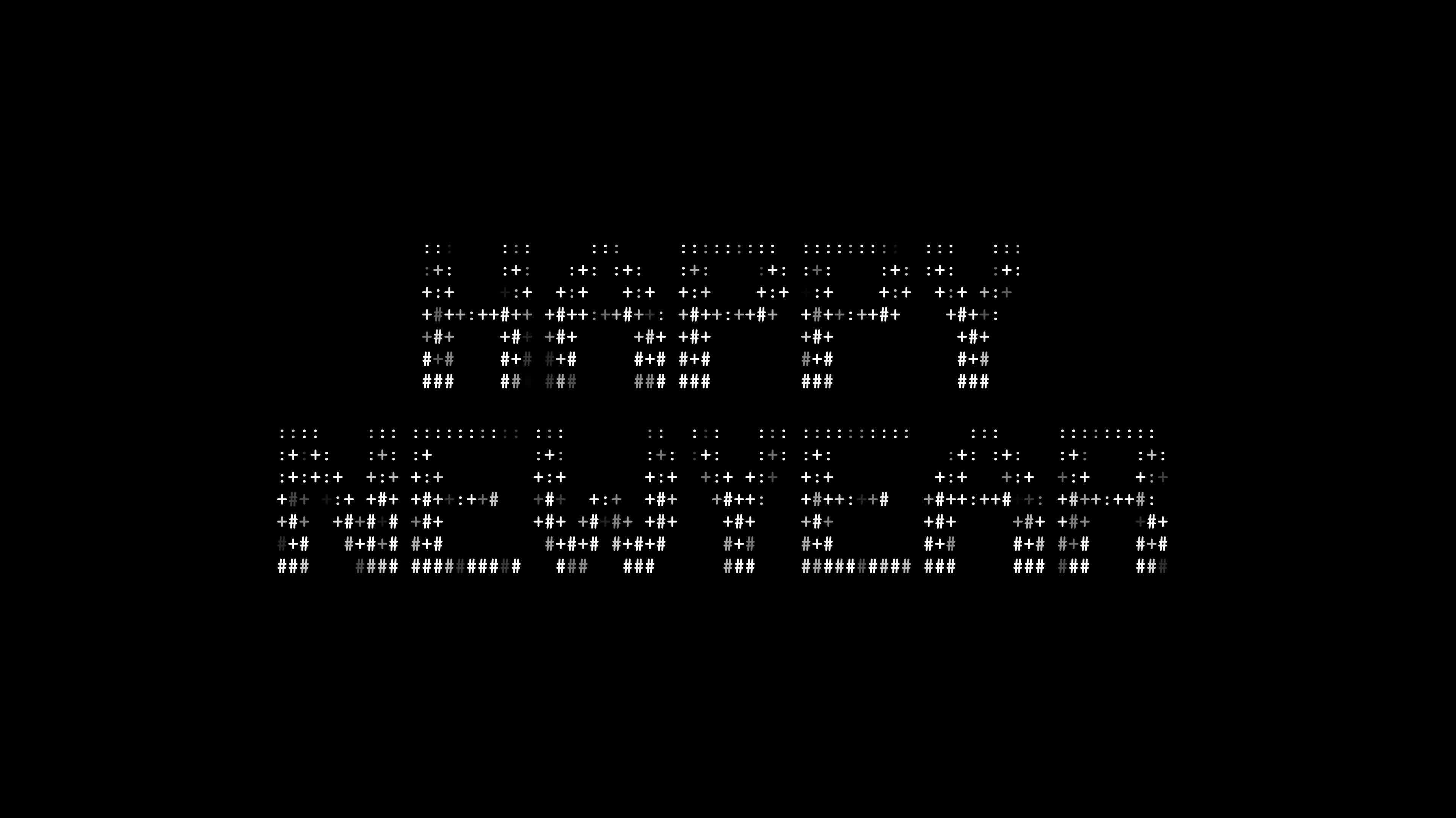 Happy New Year Ascii Animation On Black Background Ascii Art Code