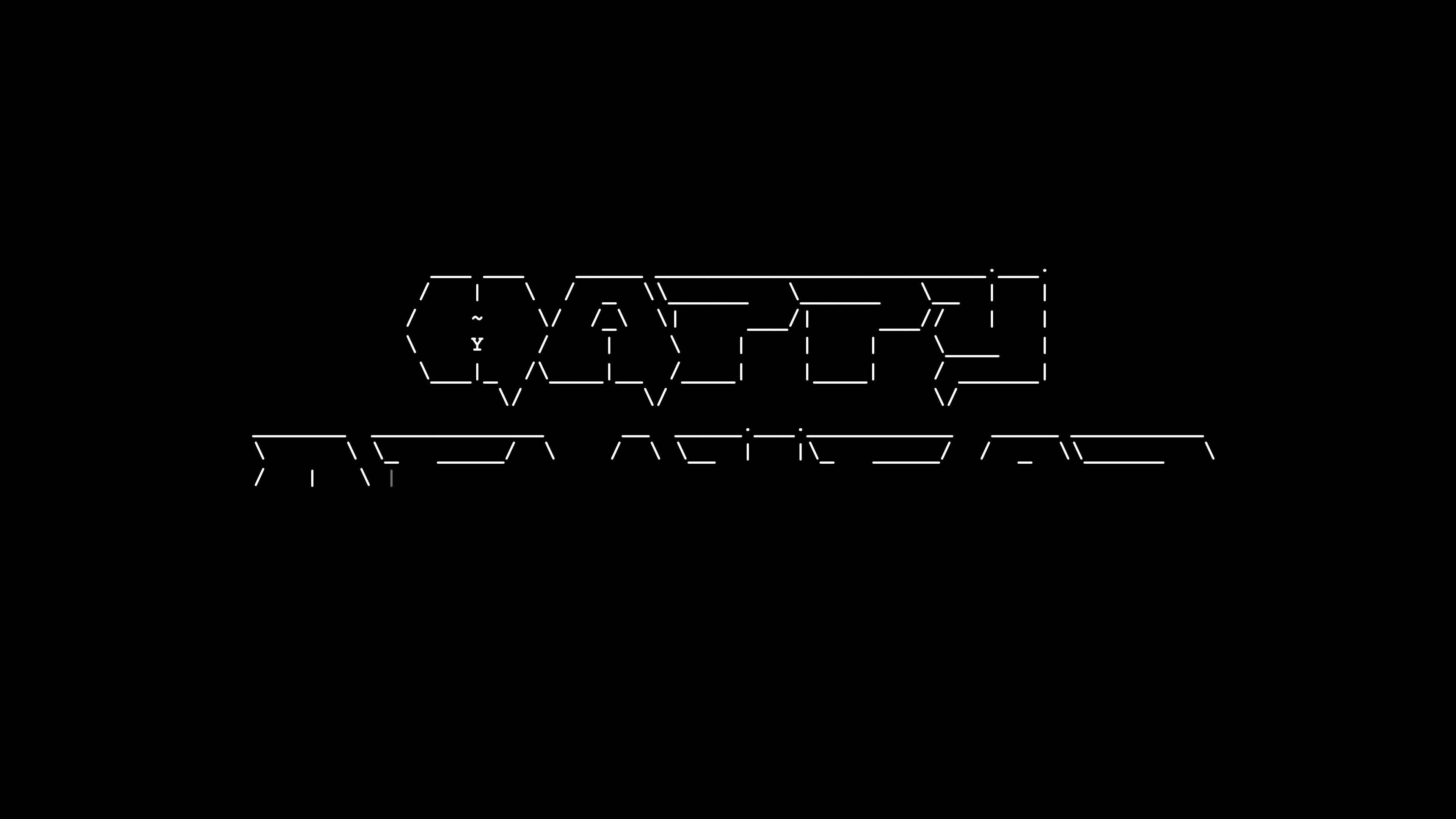 Happy New Year Ascii Animation On Black Background Ascii Art Code Symbols With Shining And