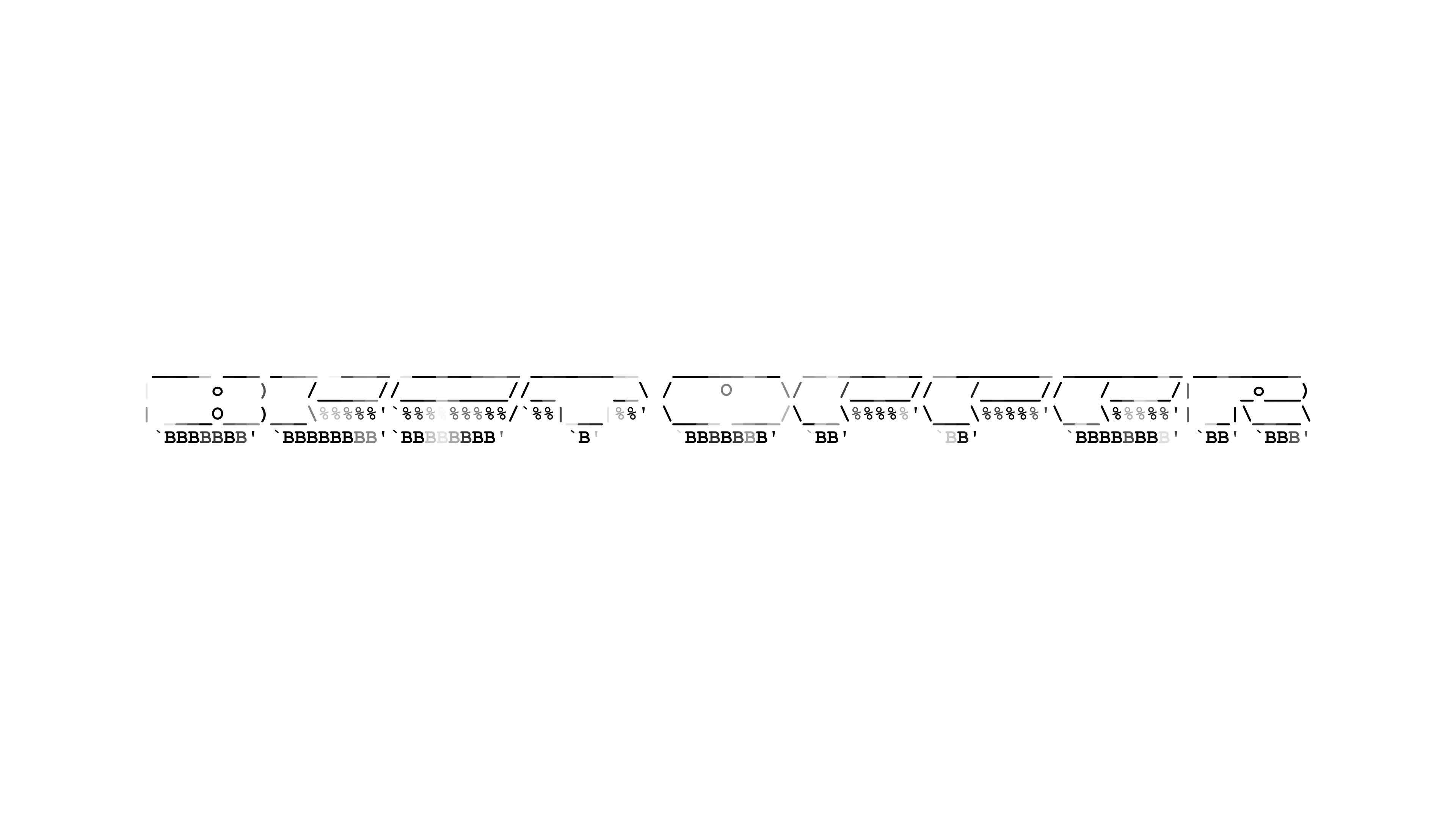 Best Offer Ascii Animation On White Background Ascii Art Code Symbols With Shining And