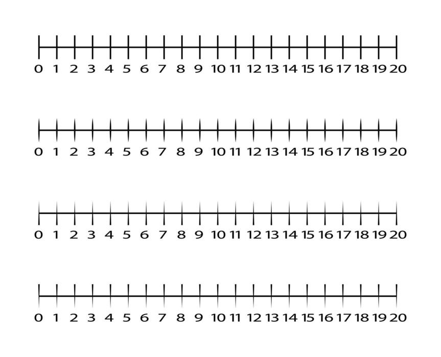 Number Line Vector Art, Icons, and Graphics for Free Download