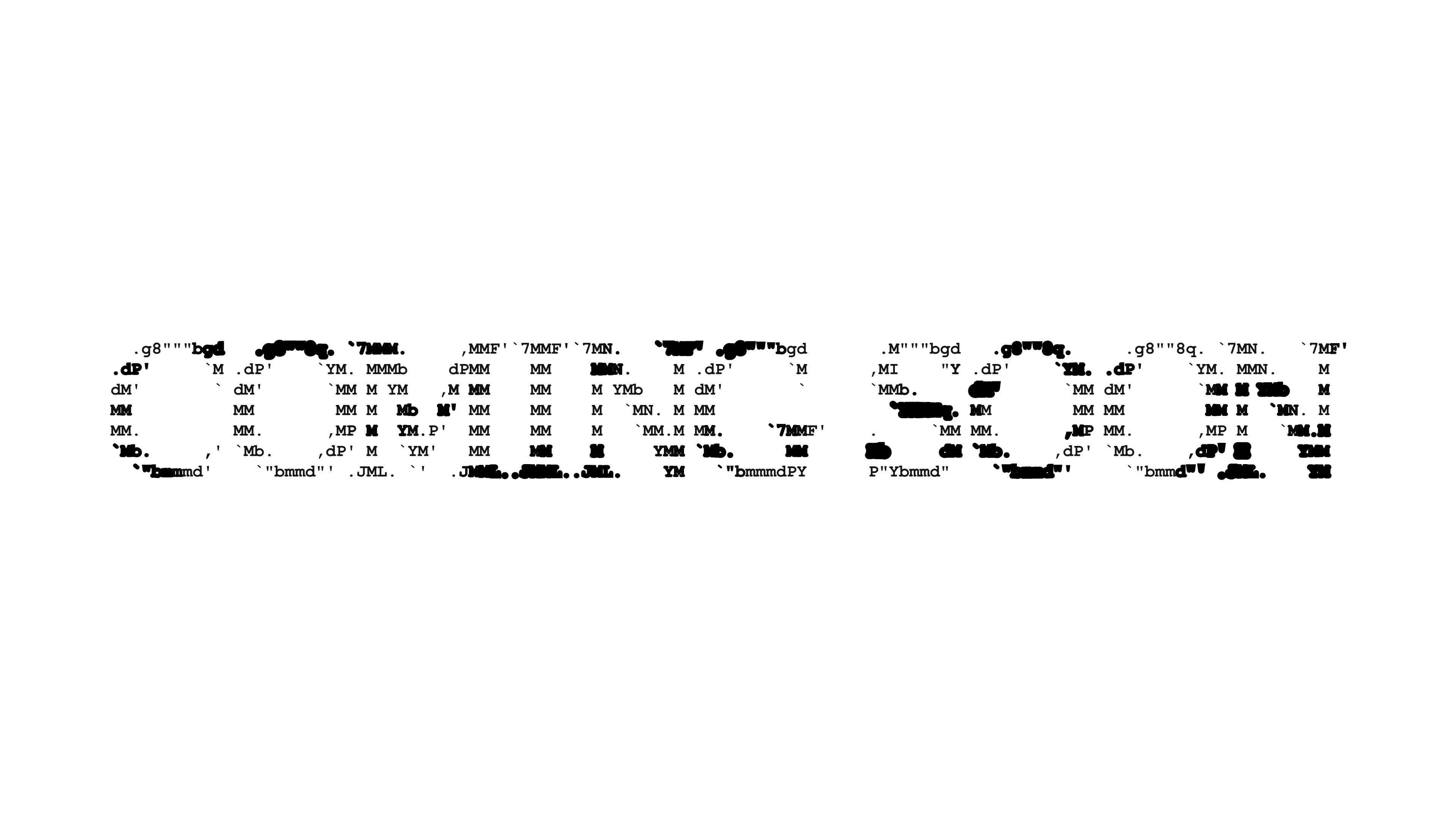 Coming Soon Ascii Animation Loop On White Background Ascii Code Art Symbols Typewriter In And