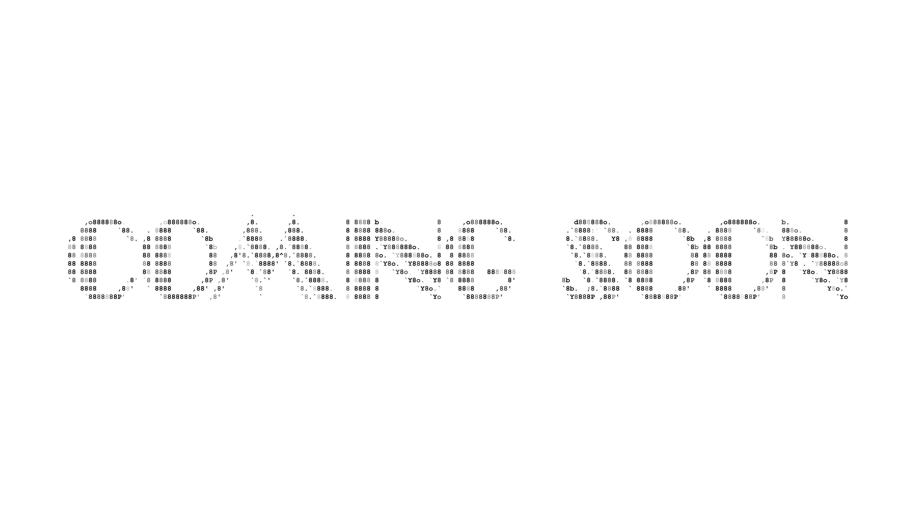 Coming Soon Ascii Animation Loop On White Background Ascii Code Art Symbols Typewriter In And