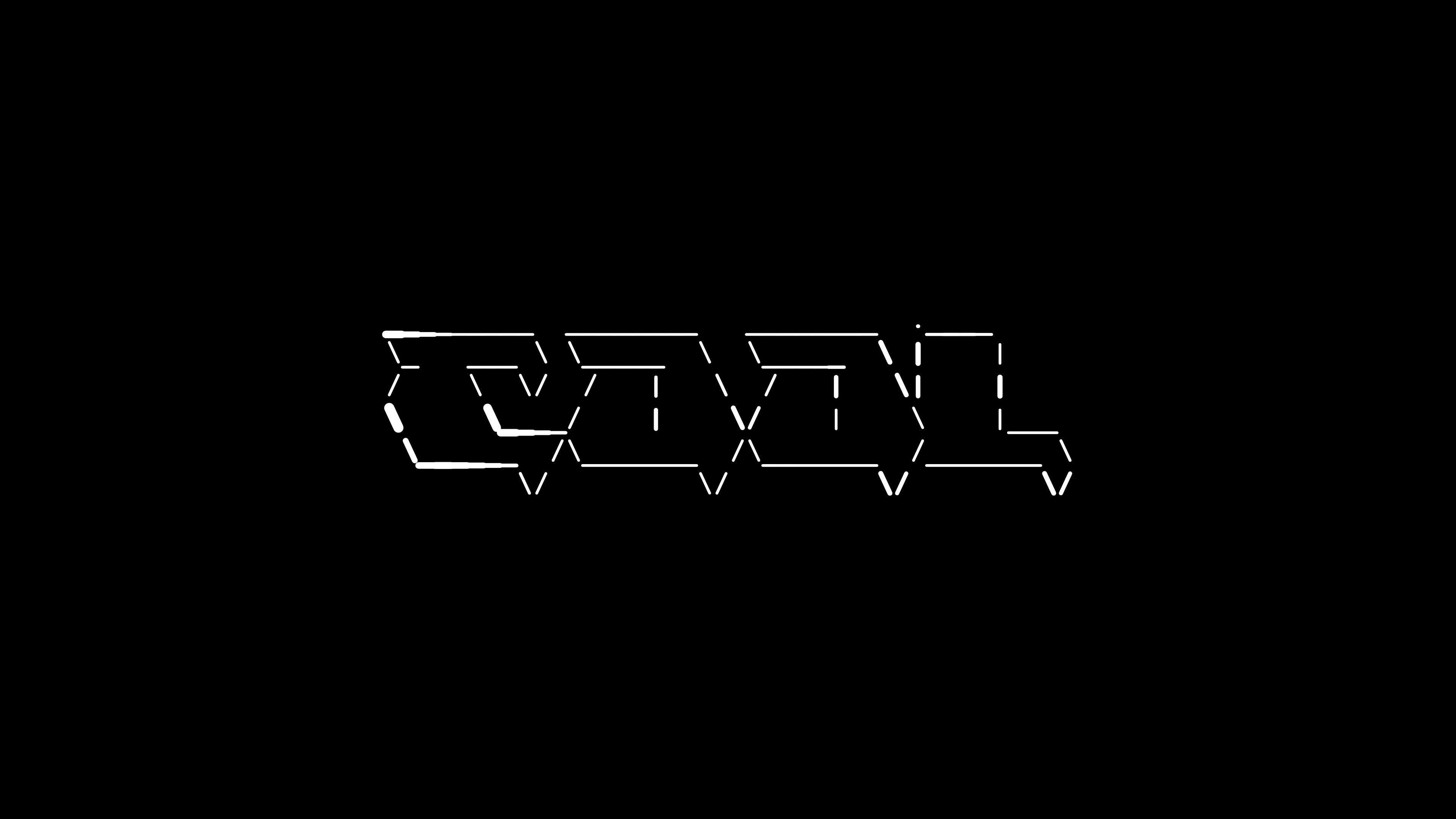 Cool Ascii Animation On Black Background Ascii Art Code Symbols With Shining And Glittering