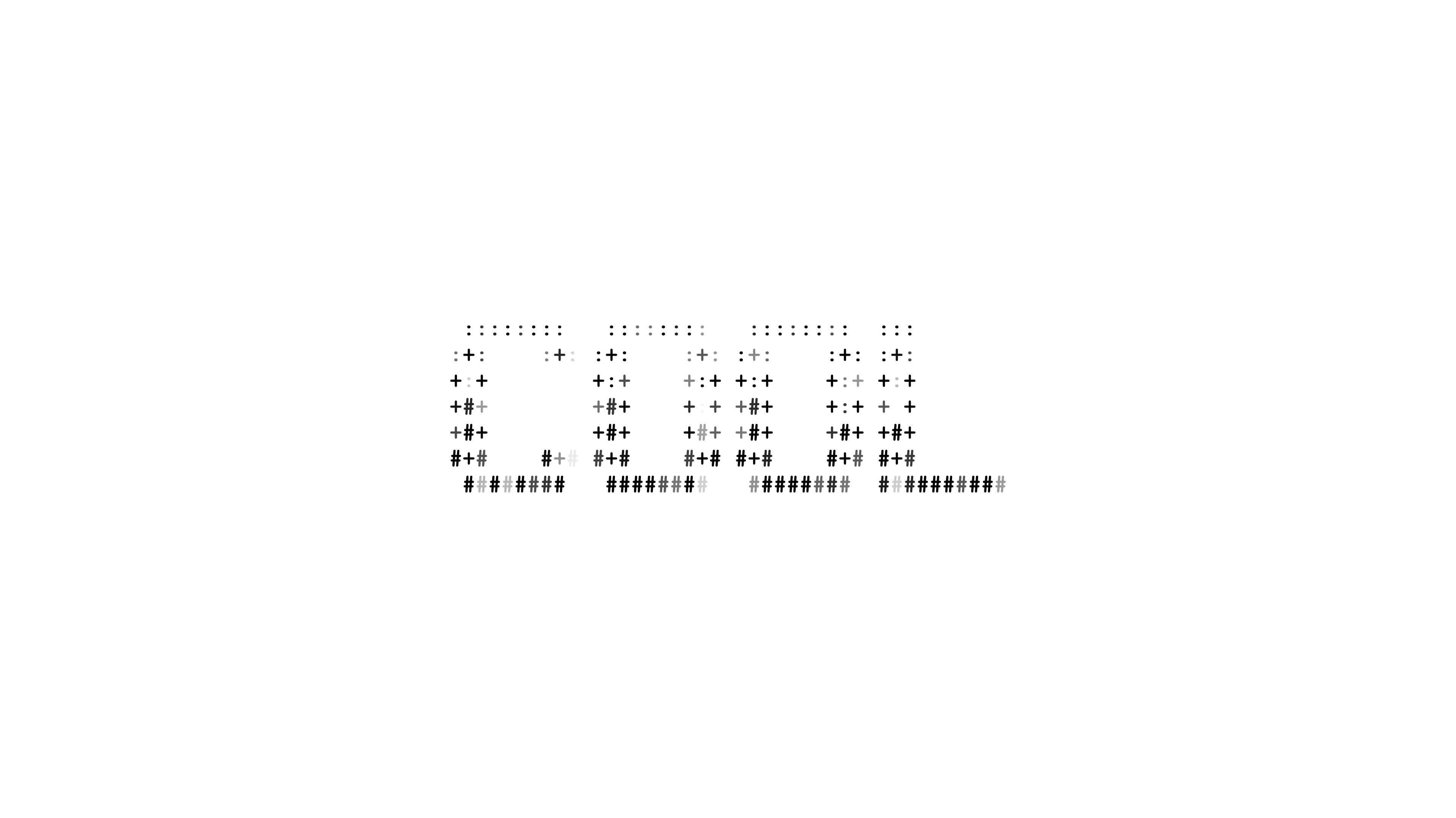 Cool Ascii Animation Loop On White Background Ascii Code Art Symbols Typewriter In And Out