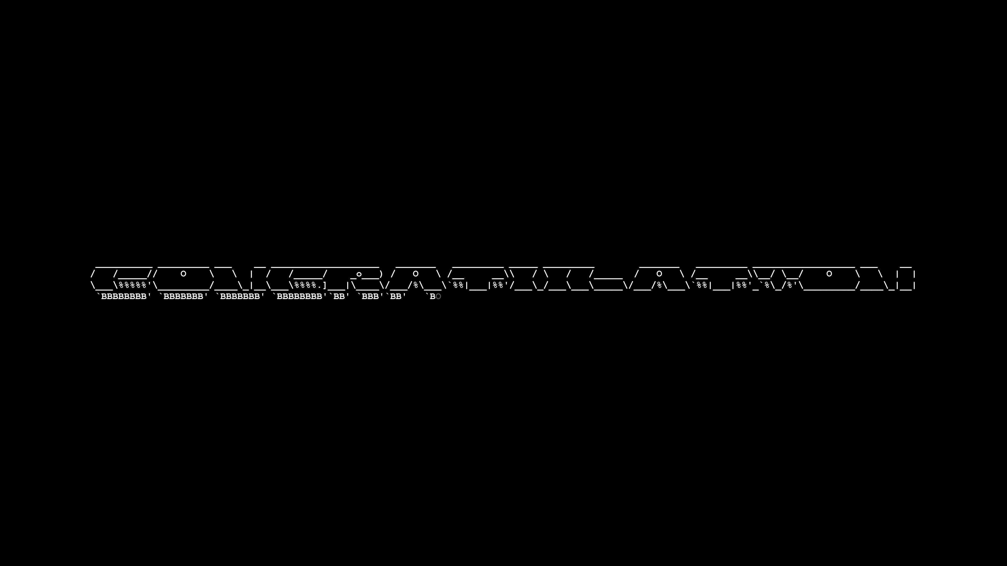Congratulation Ascii Animation Loop On Black Background Ascii Code Art Symbols Typewriter In