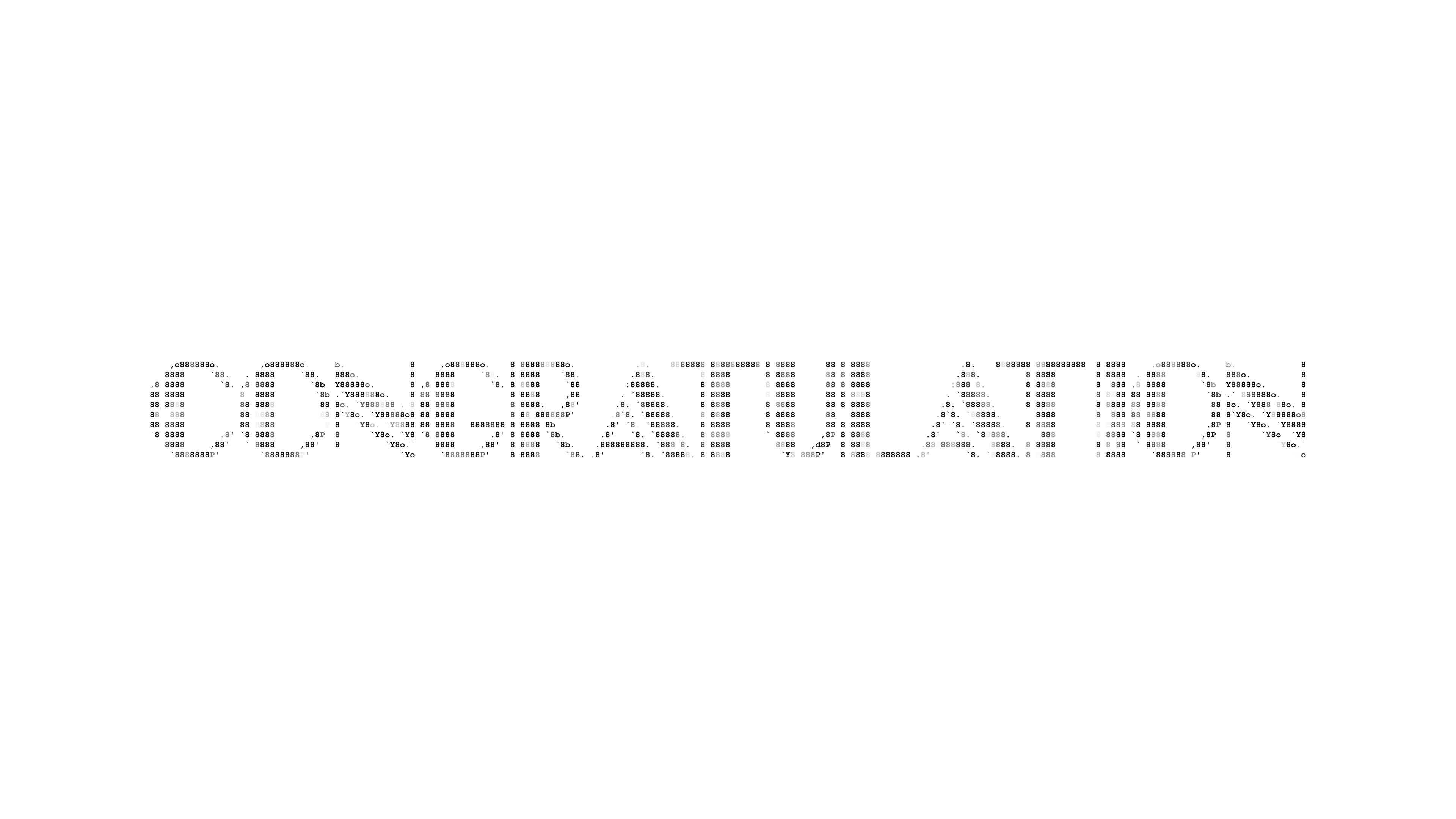 Congratulation Ascii Animation Loop On White Background Ascii Code Art Symbols Typewriter In