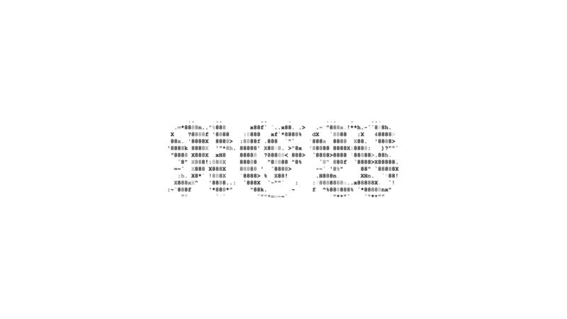 New Ascii Animation Loop On White Background Ascii Code Art Symbols Typewriter In And Out