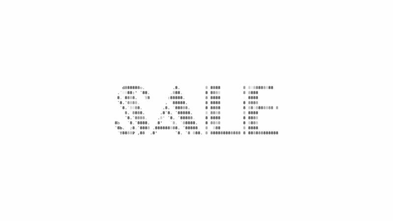 Sale Ascii Animation Loop On White Background Ascii Code Art Symbols
