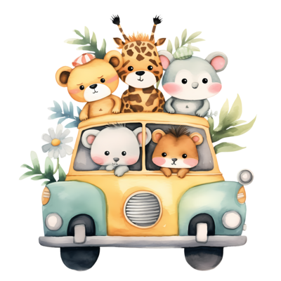 Safari Animals PNGs for Free Download
