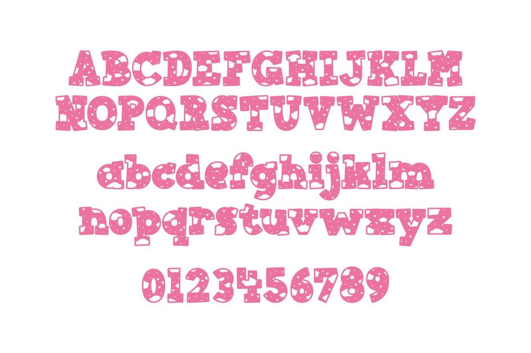 Cotton Candy Font Vector Art, Icons, and Graphics for Free Download