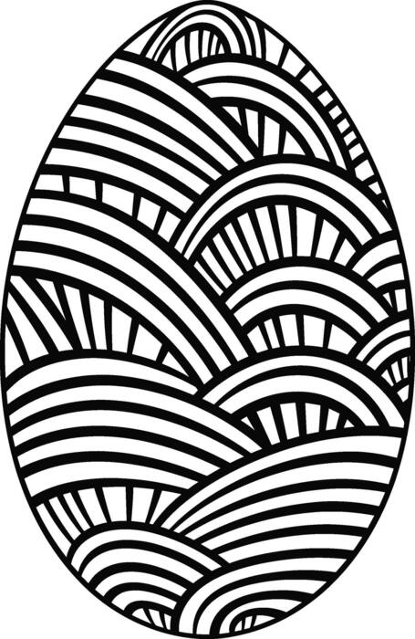 Easter Egg Black And White Vector Art, Icons, and Graphics for Free ...