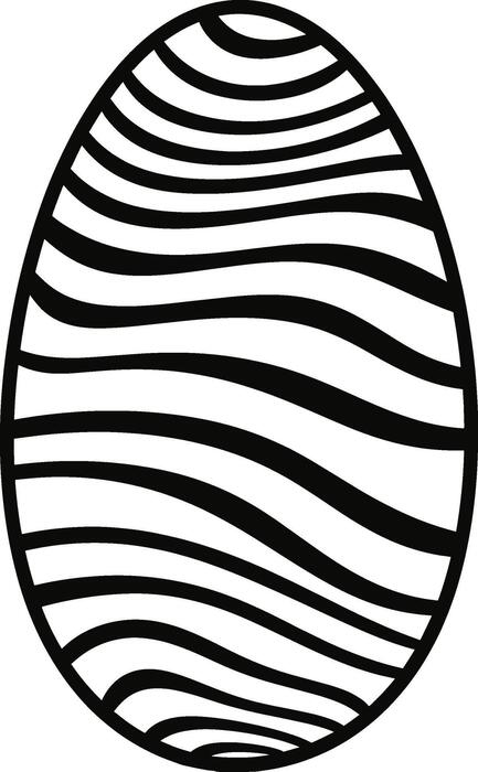 Easter Egg Black And White Vector Art, Icons, and Graphics for Free ...