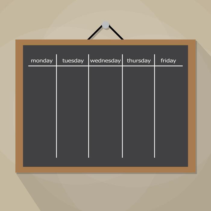 Days Of The Week Vector Art, Icons, and Graphics for Free Download