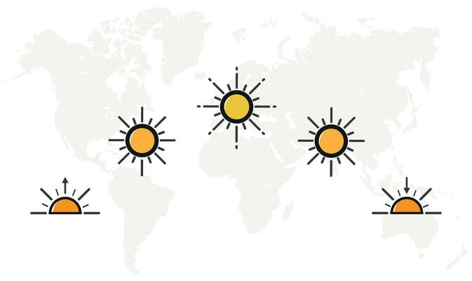 Sun Path Vector Art Icons And Graphics For Free Download